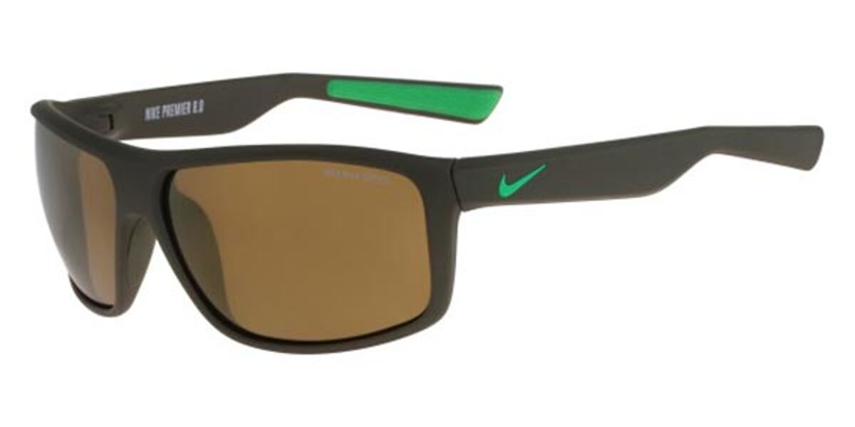 Nike PREMIER 8.0 R EV0794 303 Sunglasses Matte Khaki Green | VisionDirect Australia