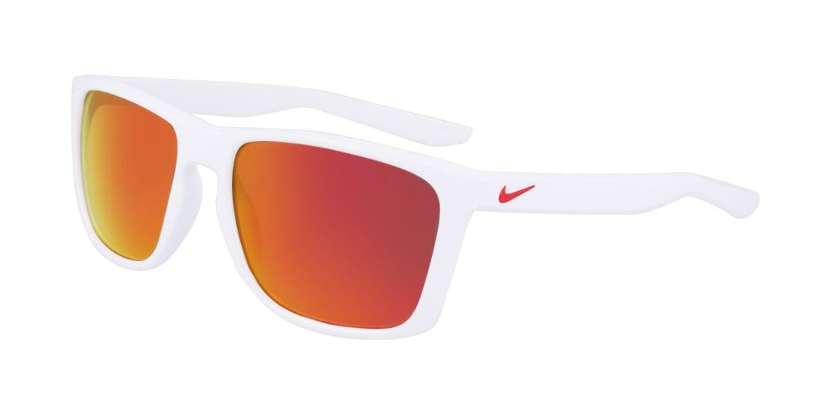 Nike FORTUNE M FD1805 100 Sunglasses in White | SmartBuyGlasses USA