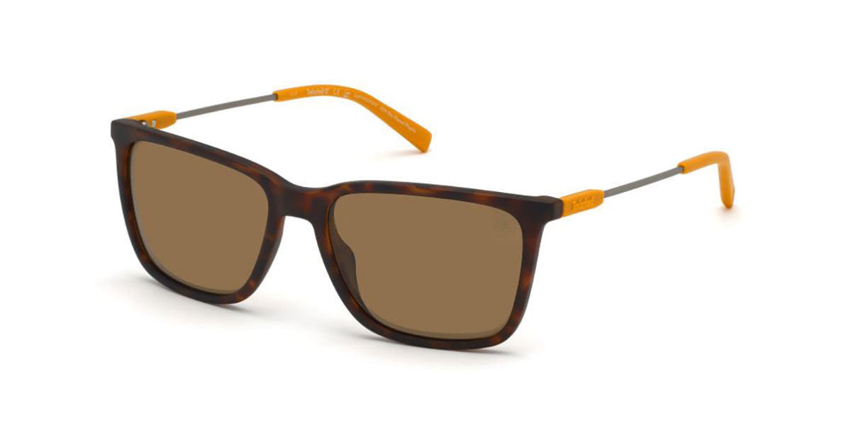 Timberland TB9209 Polarized 56H Sunglasses Dark Tortoise ...