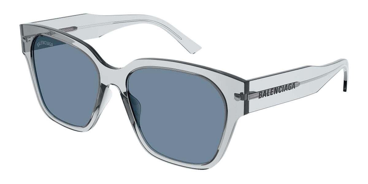 Balenciaga BB0215SA Asian Fit 004 Sunglasses Grey | VisionDirect Australia