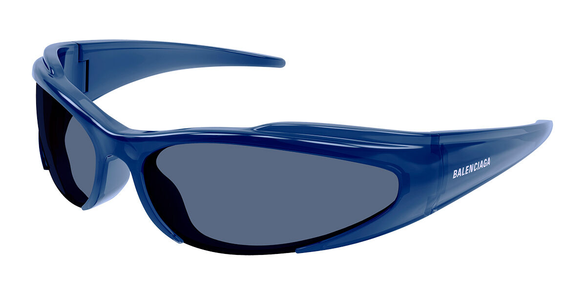 Balenciaga BB0253S 003 Sunglasses Transparent Blue | VisionDirect Australia