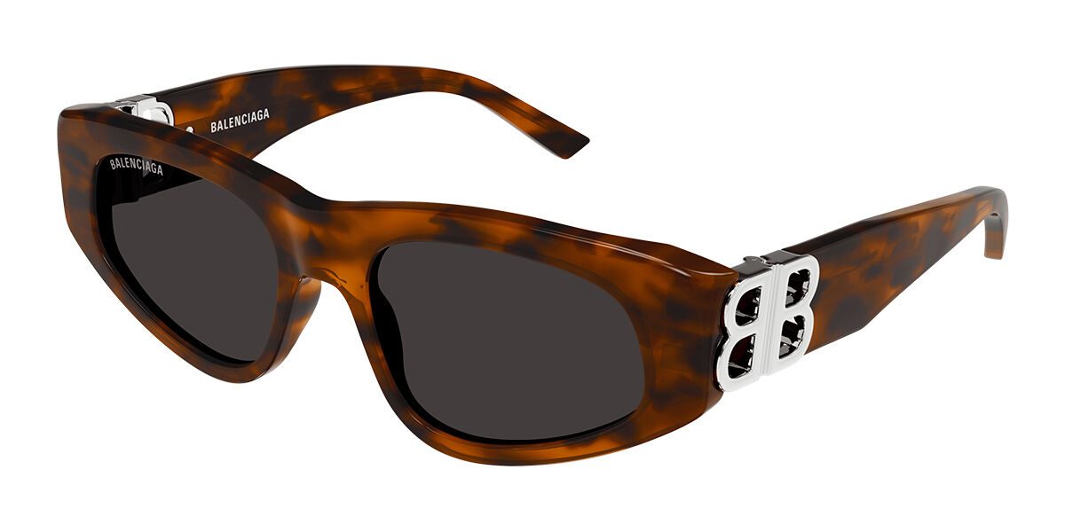 Óculos de Sol Balenciaga BB0095S 024 Dark Tortoise | OculosWorld Brasil