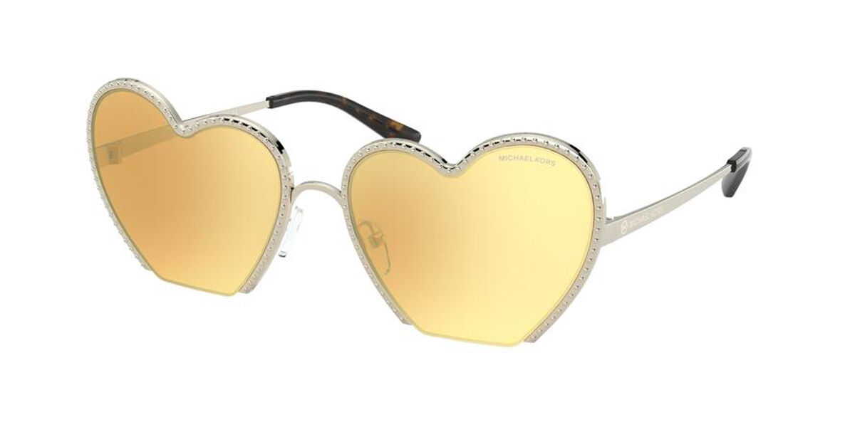 Michael Kors MK1068 HEART BREAKER 10147J Sunglasses in Light Gold ...