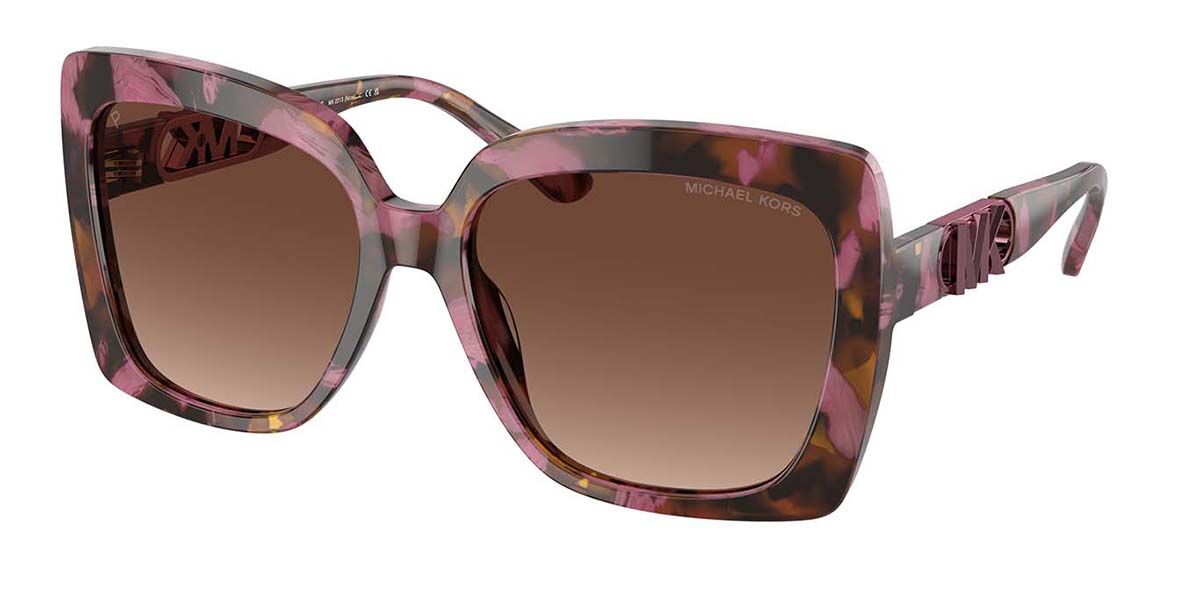 Michael Kors MK2213 NICE Polarized 3998T5 Sunglasses Plum Graphic ...