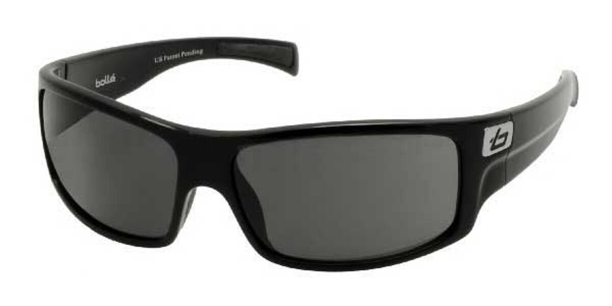 Bolle Phantom 11369 Wraparound Black Sunglasses | Vision Direct Australia
