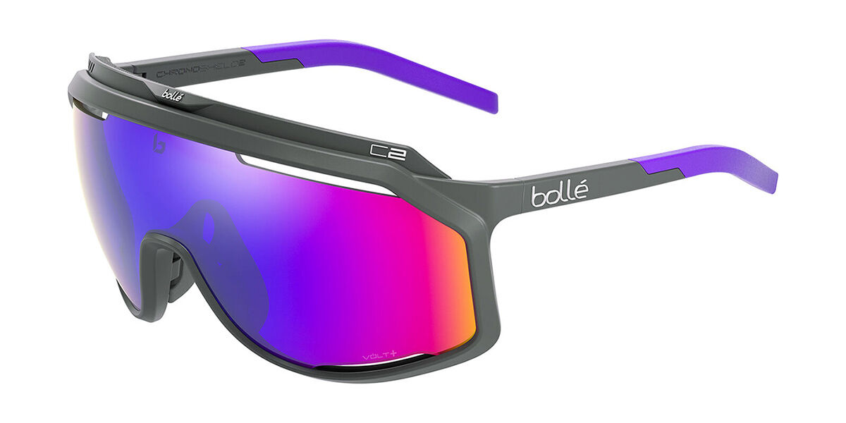 Bolle Chronoshield BS018002 Sunglasses Matte Black Titanium ...