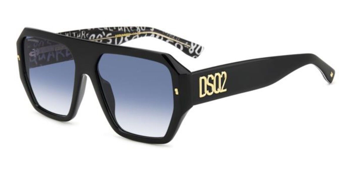 Dsquared2 D2 0128/S TAY/08 Sunglasses Black | VisionDirect Australia