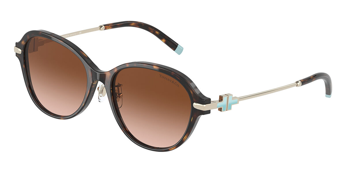 Tiffany & Co. TF4188D Asian Fit 80153B Sunglasses in Tortoise ...