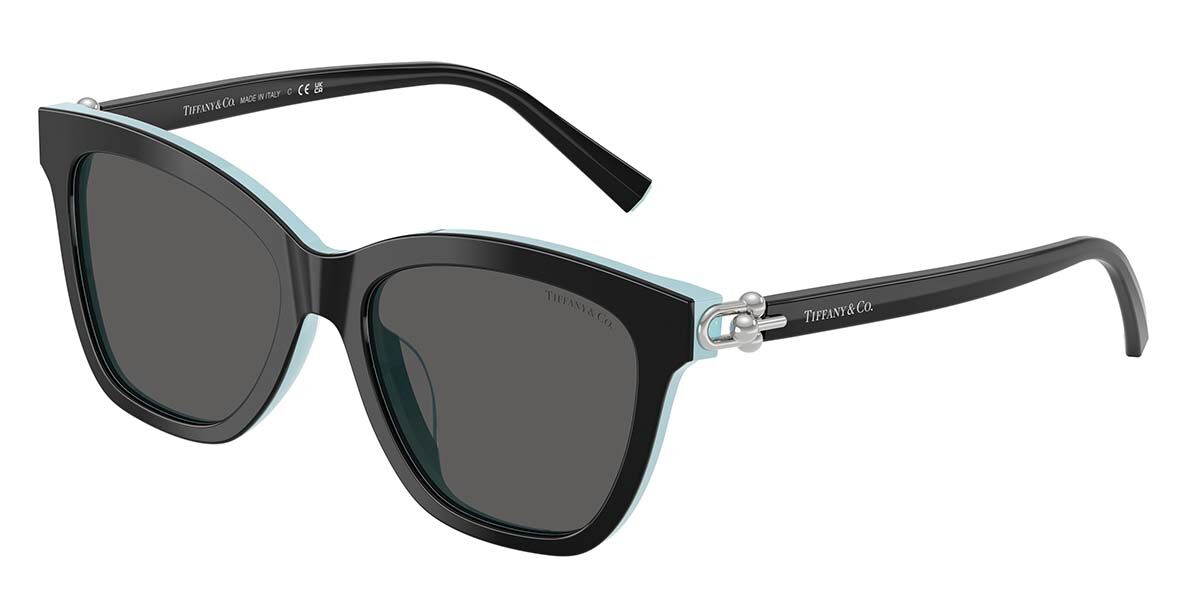 TF4241D Asian Fit gafas de sol Black On Tiffany Blue | SmartBuyGlasses US