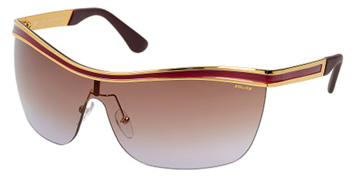 Police S8872 HURRICANE 2 0A93 Sunglasses in Gold | SmartBuyGlasses USA