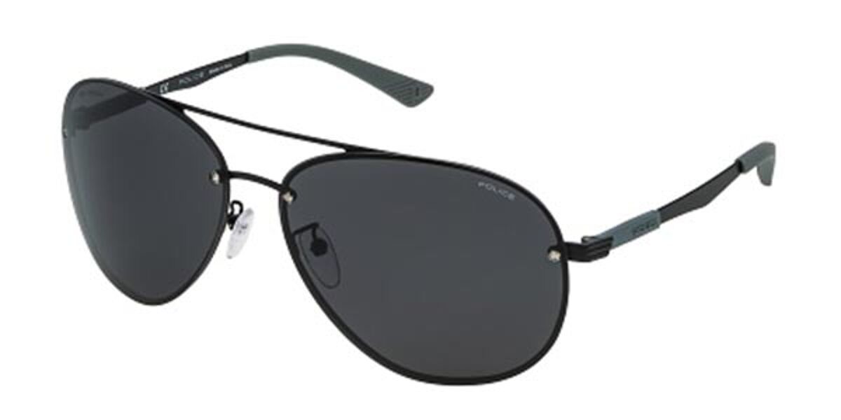 Police SPL379 COURT 3 531P Sunglasses in Black | SmartBuyGlasses USA