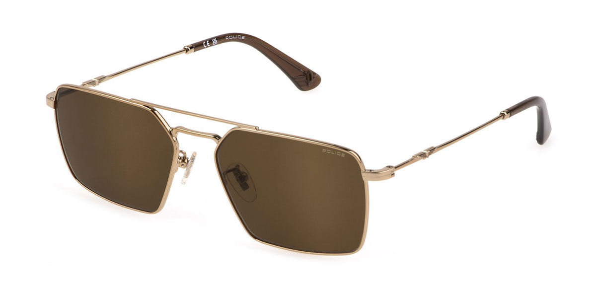 Police SPLL07 ORIGINS LITE 15 08FF Sunglasses in Gold | SmartBuyGlasses USA
