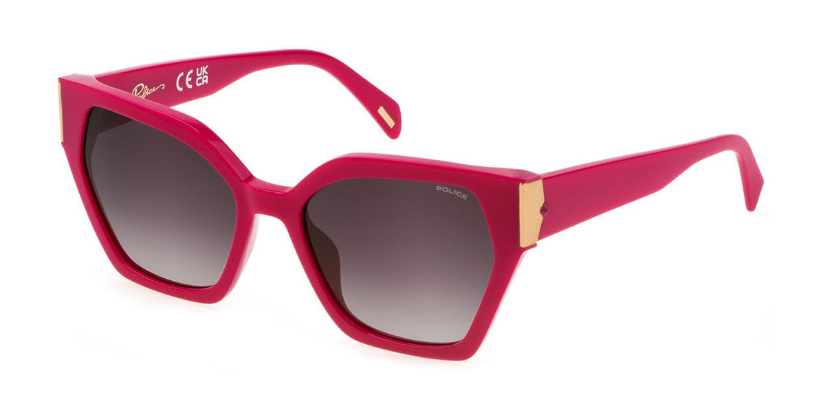 Police SPLL34 GEM 2 09M3 Sunglasses in Fuchsia Pink | SmartBuyGlasses USA