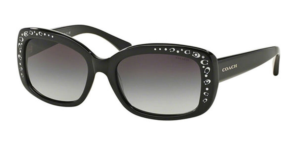 Coach HC8161 500211 Sunglasses Black | VisionDirect Australia