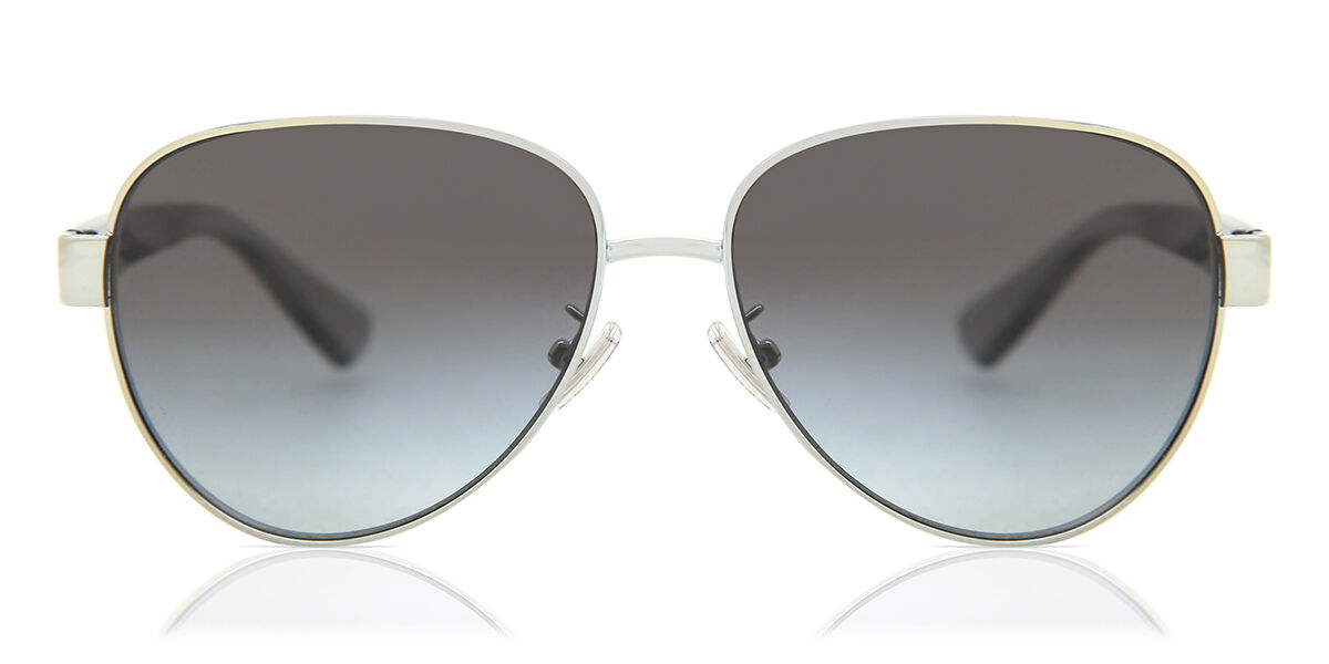 Coach HC7111 90018G Sunglasses Shiny Silver | SmartBuyGlasses UK