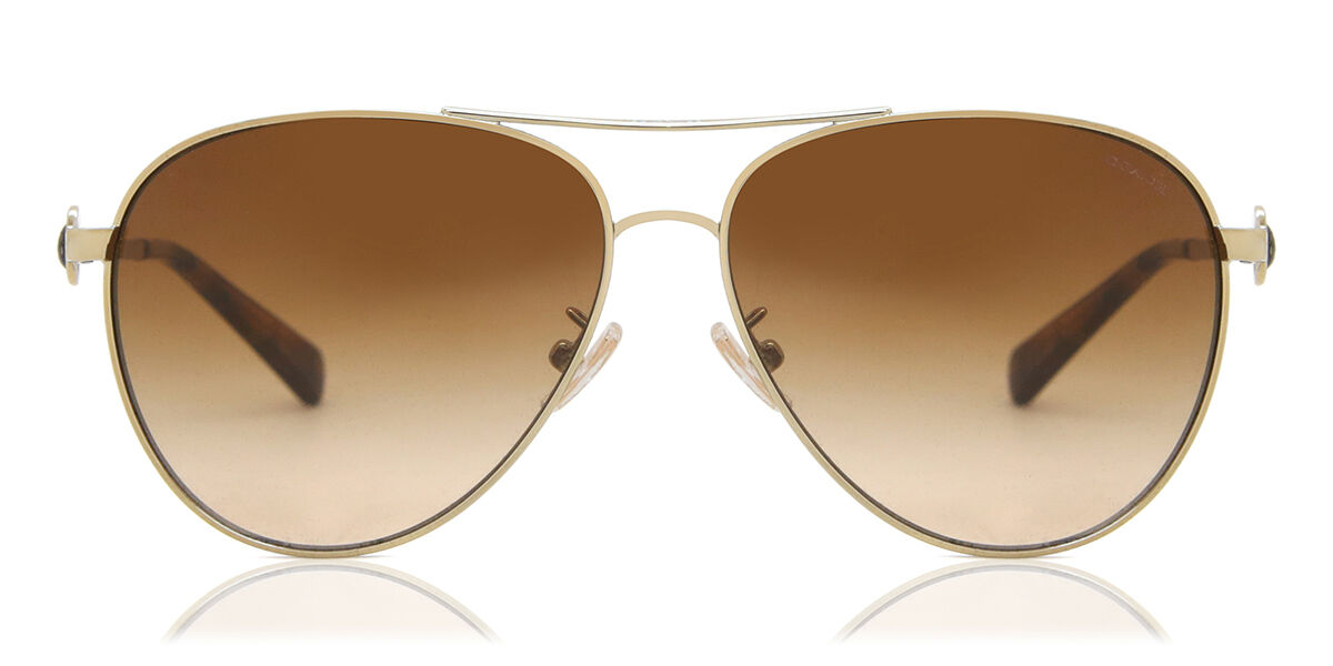 HC7128 C6178 sunglasses Shiny Light Gold | SmartBuyGlasses US
