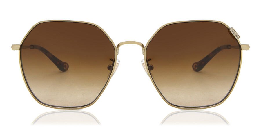 Coach HC7132 C7998 900574 Sunglasses in Gold | SmartBuyGlasses USA