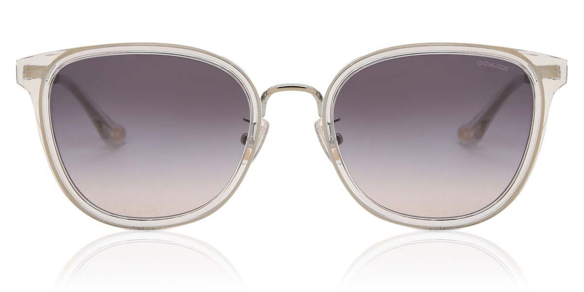 Coach HC7135 C7999 511136 Sunglasses in Grey Clear | SmartBuyGlasses USA