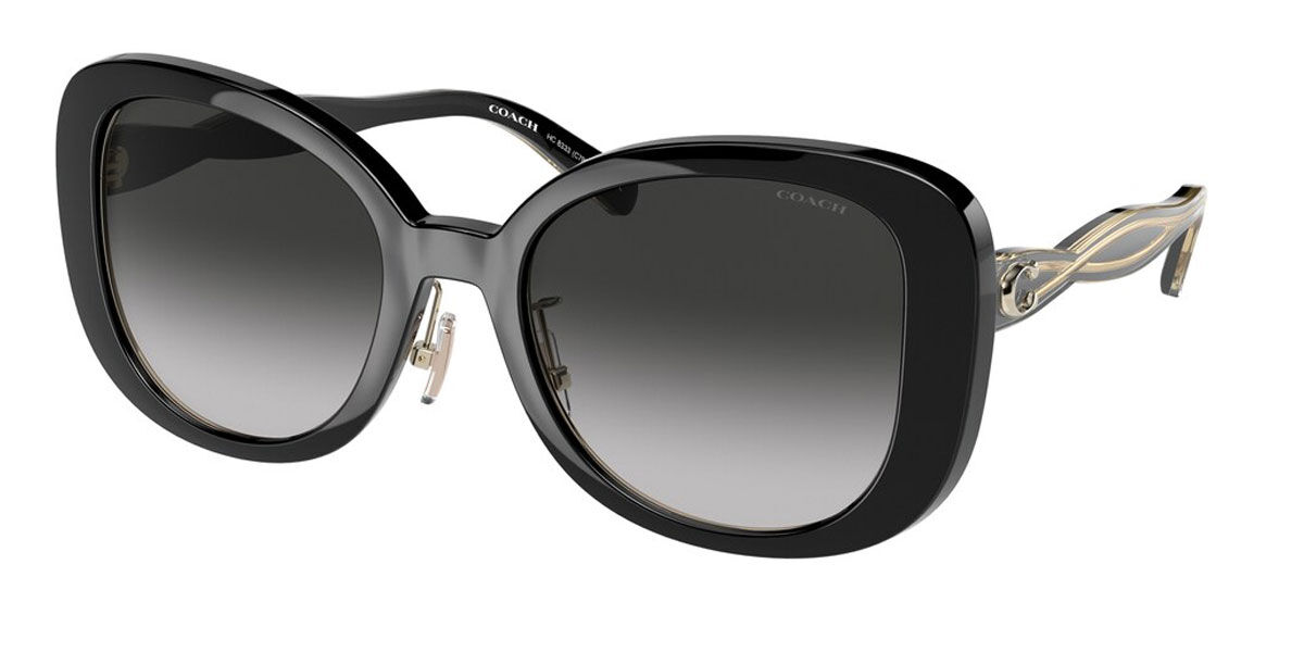 Coach HC8333 50023C Sunglasses Black | SmartBuyGlasses UK