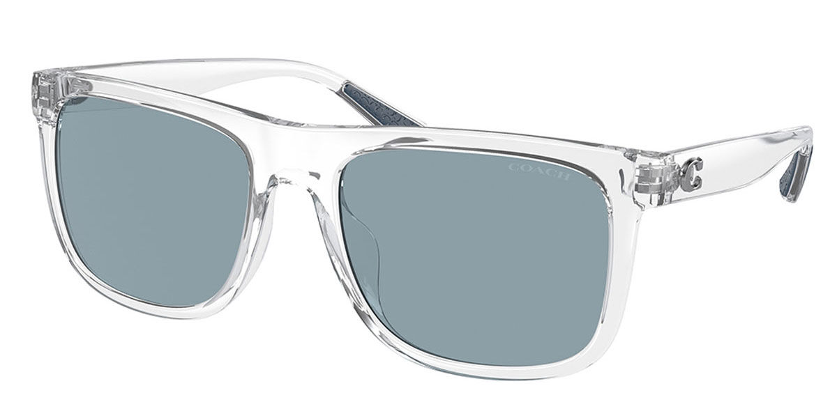 Lunettes de Soleil Coach HC8367U CH581 Asian Fit 511172 Transparent ...