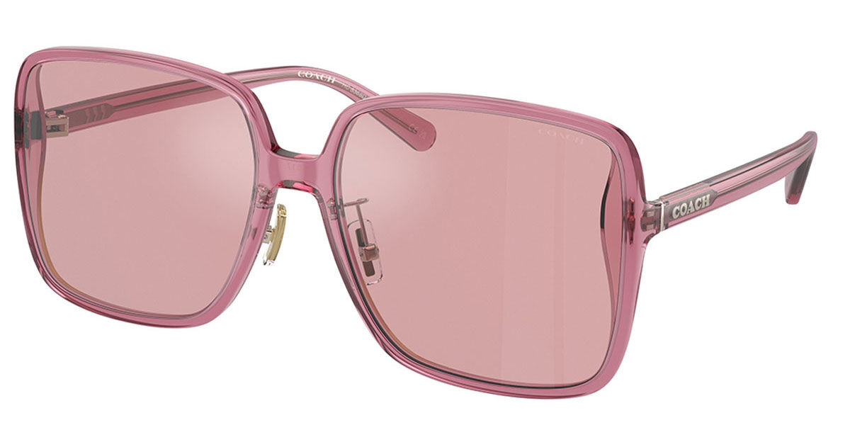 Coach HC8368D CH572 Asian Fit 57529L Sunglasses Transparent Pink ...