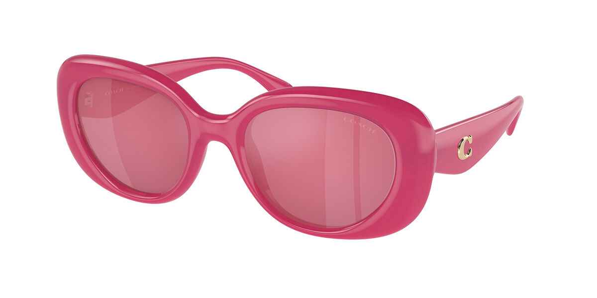 Lentes de Sol Coach HC8391U CR609 58069L Milky Magenta Pink ...