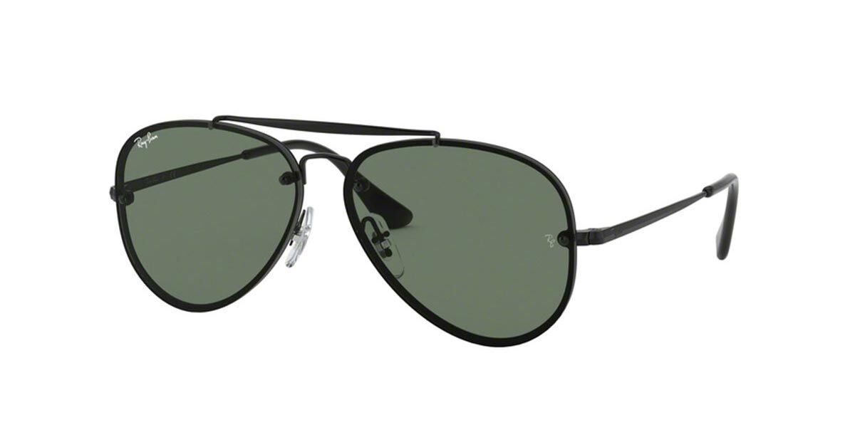 Ray-Ban Kids RJ9548SN 220/71 Aviator Black Sunglasses | SmartBuyGlasses US