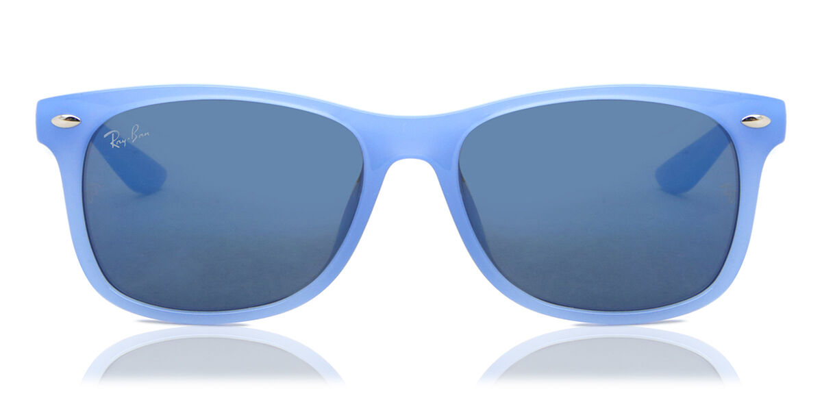 Ray-Ban Kids RJ9052SF 714855 Sunglasses Transparent Opal Blue ...