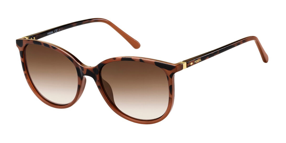 Fossil FOS 3099/S 65T/HA Sunglasses Choco Spotted Brown | VisionDirect ...