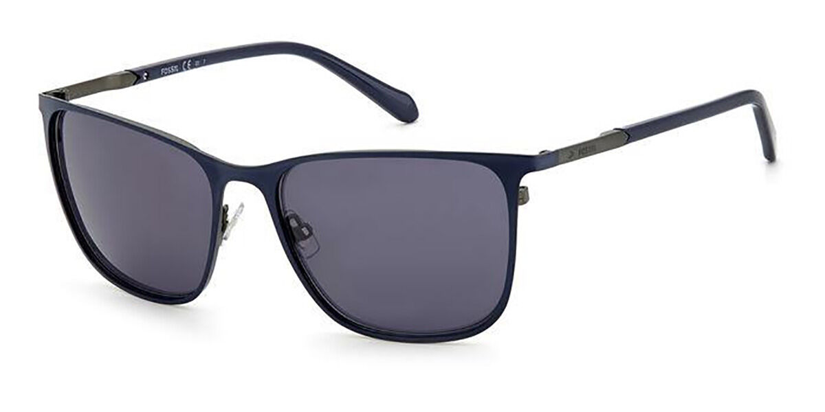 Fossil FOS 3128/G/S FLL/IR Sunglasses Matte Blue | VisionDirect Australia