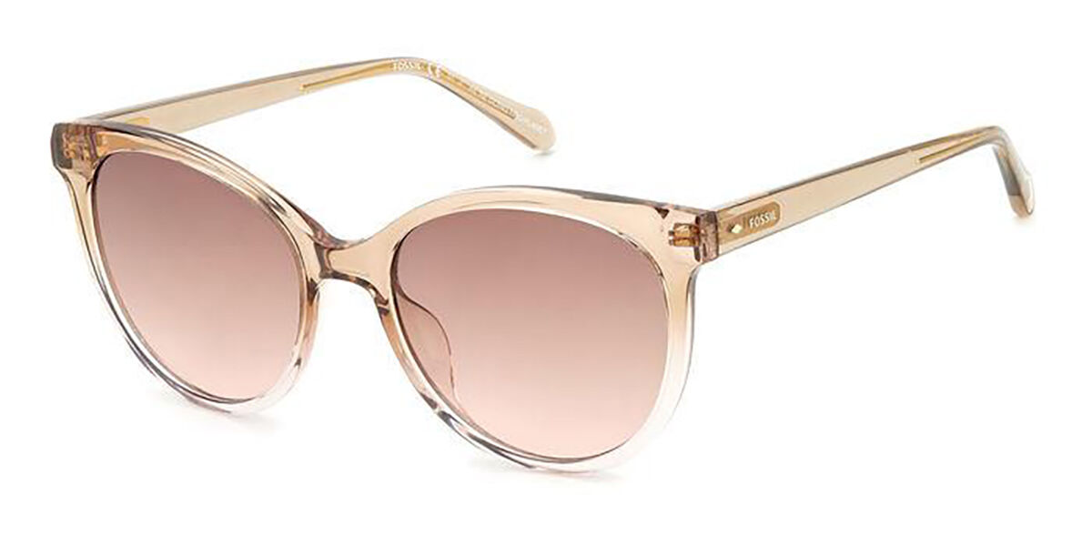 Fossil FOS 2122/S 2T3/M2 Sunglasses in Transparent Beige ...