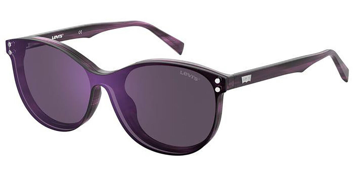 Levi's LV 5012/CS With Clip-On 7FF/VC Eyeglasses in Violet ...