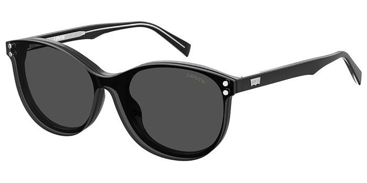 Levi's LV 5012/CS With Clip-On 807/IR Eyeglasses in Black ...