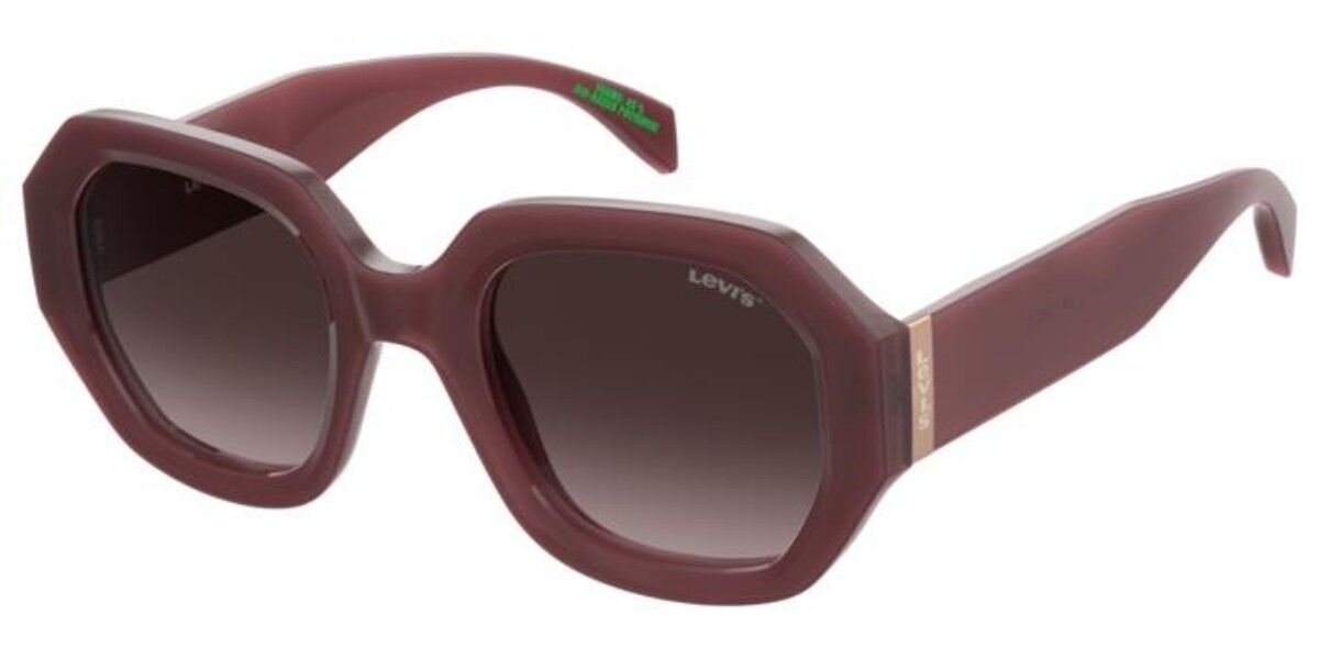 Levi's LV 1066/S LHF/HA Sunglasses in Burgundy | SmartBuyGlasses USA