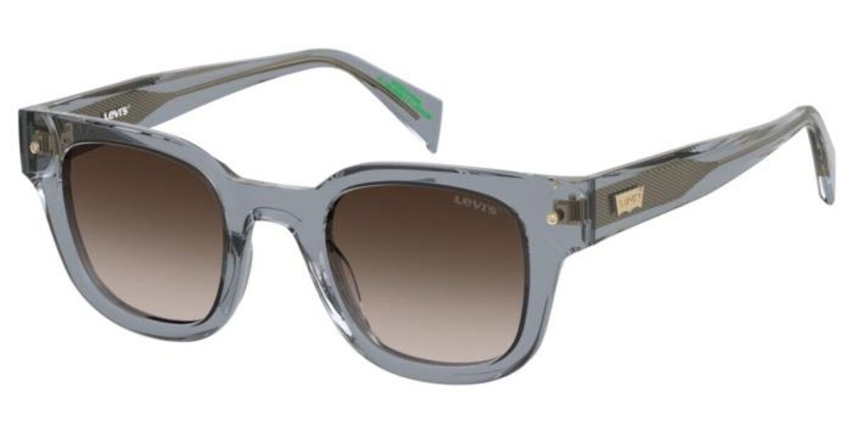 Levi's LV 5093/S XW0/HA Square Transparent Blue Grey Sunglasses ...