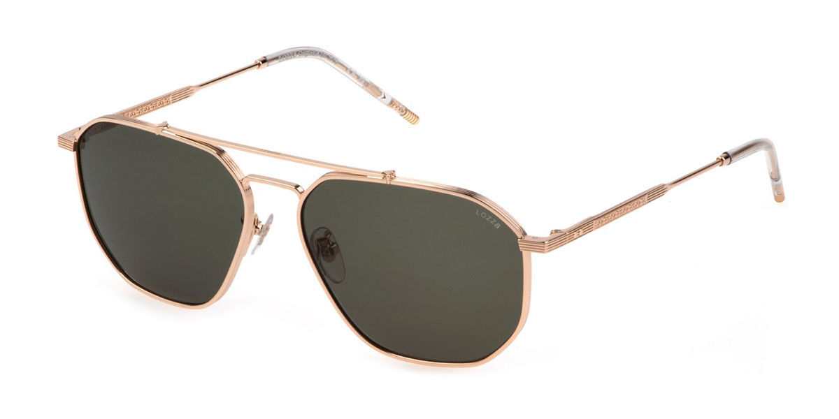 Lozza SL2416 Monza 4 300K Sunglasses in Shiny Rose Gold | SmartBuyGlasses USA