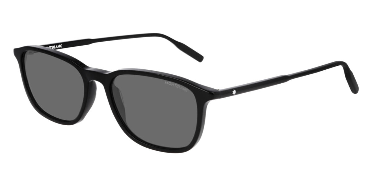 Mont Blanc MB0082S 001 zwart Zonnebril Kopen | SmartBuyGlasses NL