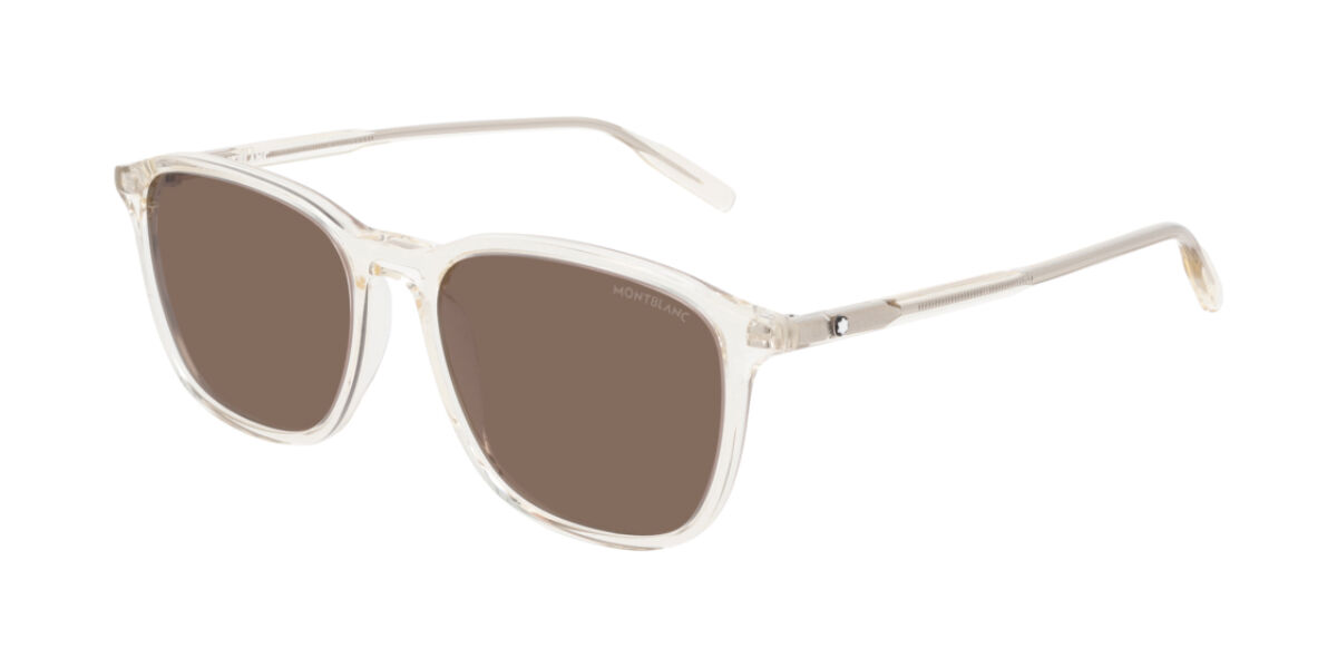 Mont Blanc MB0082S 004 Sunglasses Clear | VisionDirect Australia