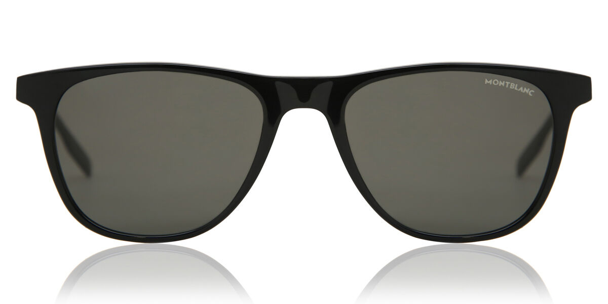 Mont Blanc MB0150S 001 Sunglasses in Black | SmartBuyGlasses USA