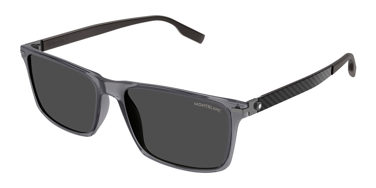 Mont Blanc MB0249S 004 Sunglasses in Grey | SmartBuyGlasses USA