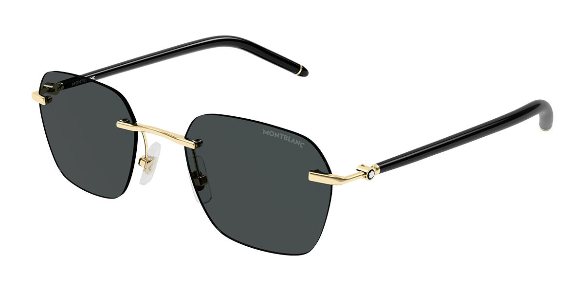 Mont Blanc MB0270S 001 Sunglasses in Gold | SmartBuyGlasses USA