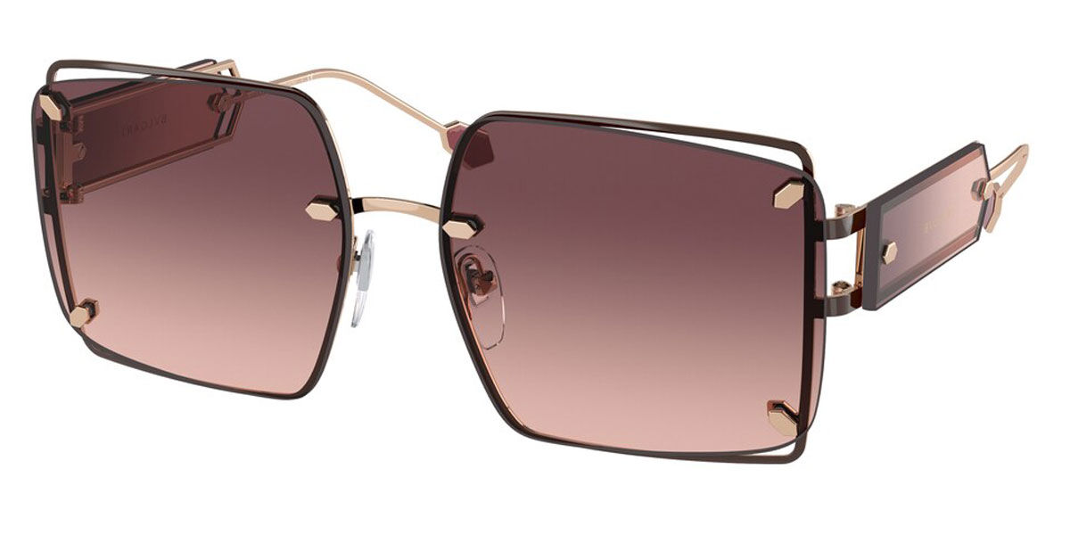 Bvlgari BV6171 278/BC Sunglasses Pale Gold | SmartBuyGlasses UK