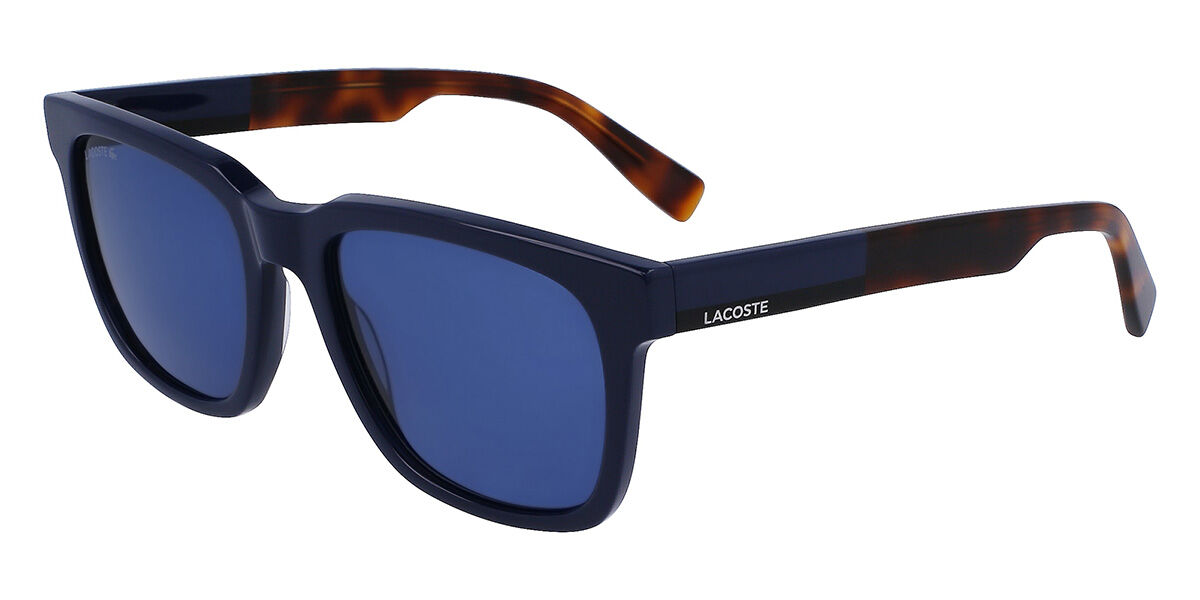 Lacoste L996S 400 Rectangulaire Bleu lunettes de soleil ...