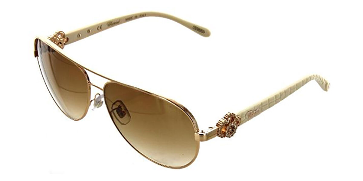 Chopard SCHC26S 8FCG Sunglasses in Gold | SmartBuyGlasses USA