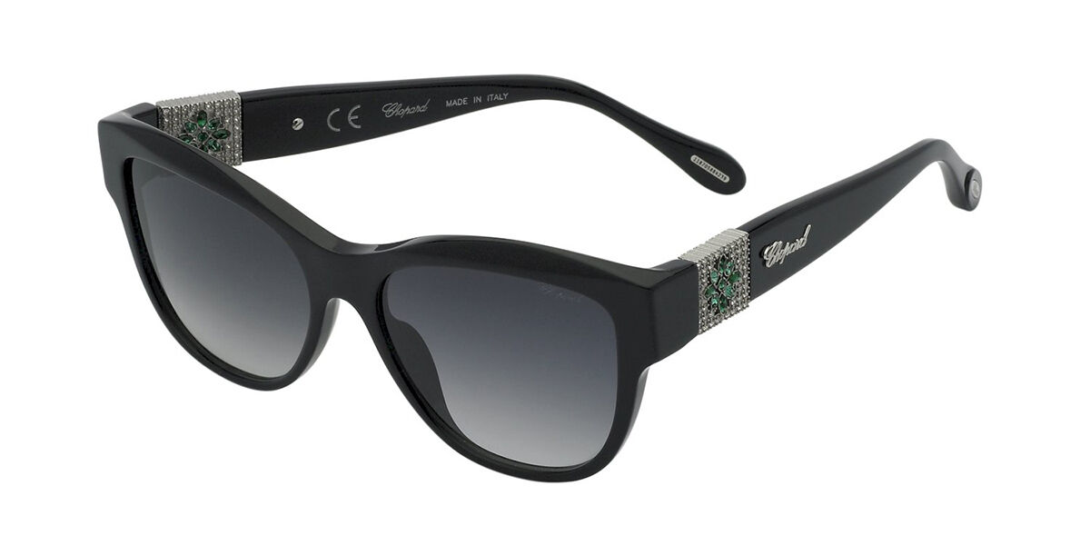 Chopard SCH287S 0700 Sunglasses Shiny Black | VisionDirect Australia