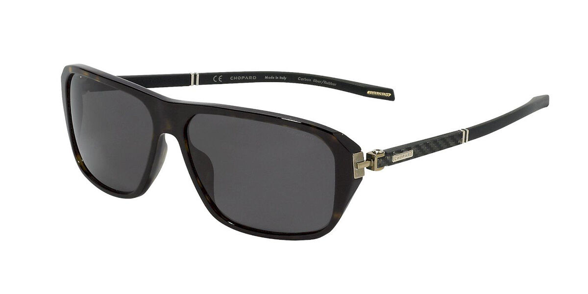 Chopard SCH292 Polarized 722P Sunglasses in Shiny Black ...