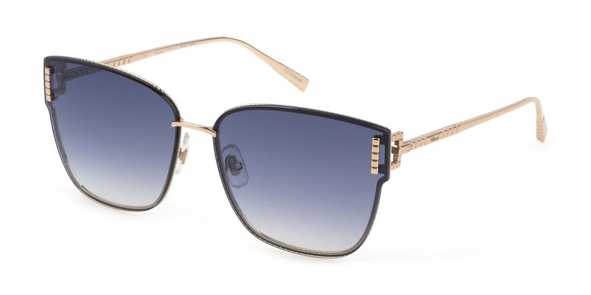 Chopard SCHF73M 300B Ojo de Gato Shiny Rose Gold lentes de sol ...