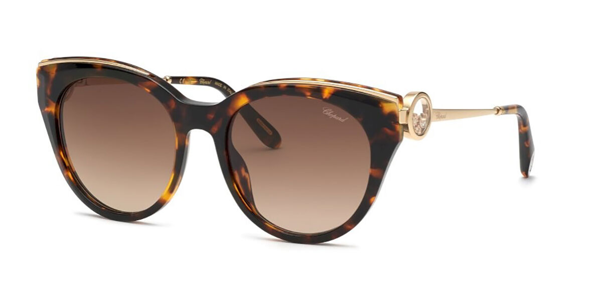 Chopard SCHL04S 0909 Sunglasses Dark Tortoise | VisionDirect Australia