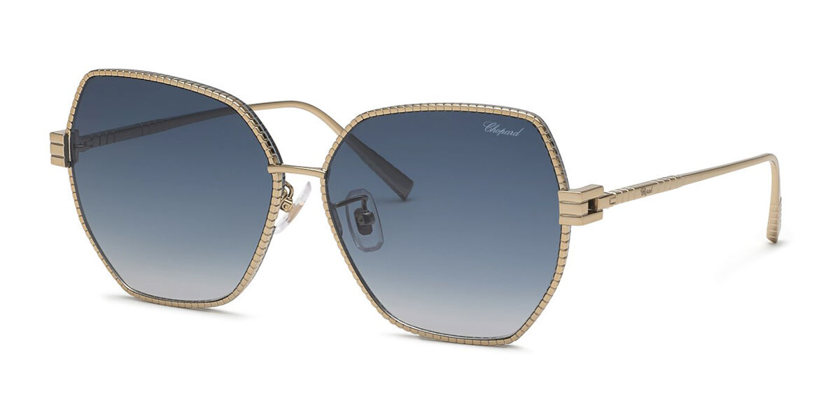 Chopard SCHL28M 08FE Sunglasses Shiny Tan Camel Brown | VisionDirect Australia