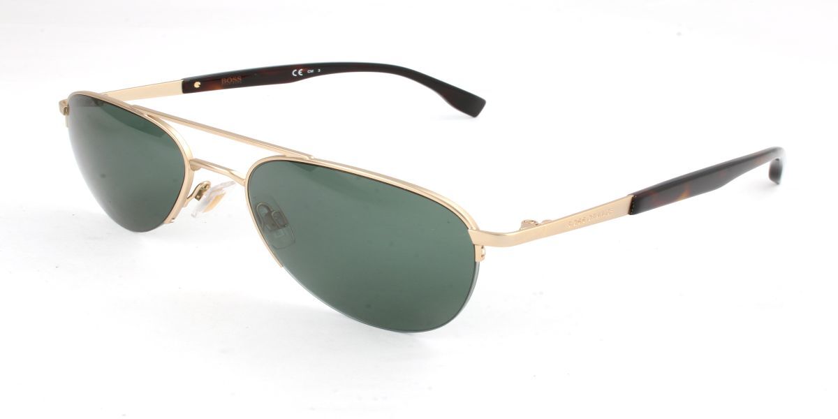 Boss Orange BO 0331/S AOZ Sunglasses Semi Matte Gold | VisionDirect ...